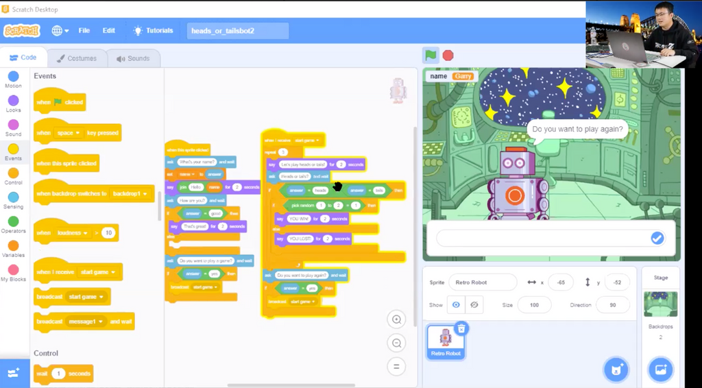 Ages 8+ Spring Holiday Scratch Intermediate Game Creator Camp – Creator Academy Pty Ltd